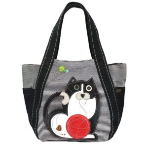 chala fat cat carryall zip tote