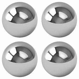 four (4) replacement steel balls for labyrinth game