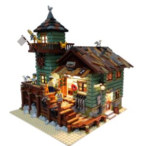 LED Lighting Kit for Lego Old Fishing Store - 21310 (Lego Set NOT Included)