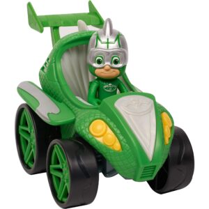 pj masks power racers- gekko, green