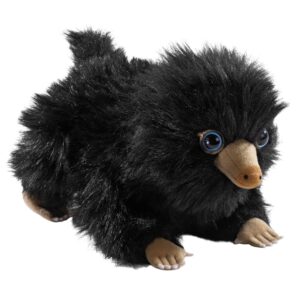 the noble collection fantastic beasts baby niffler plush black