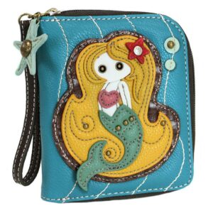 chala mermaid zip-around wallet/wristlet