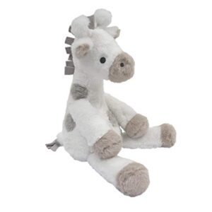 lambs & ivy signature goodnight giraffe moonbeams plush giraffe stuffed animal 11.5 inch - millie - gray/white