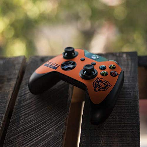 Skinit Decal Gaming Skin Compatible with Xbox One Controller - Officially Licensed NFL Chicago Bears Orange Performance Series Design