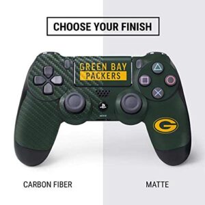 Skinit Decal Gaming Skin Compatible with PS4 Controller - Officially Licensed NFL Green Bay Packers Green Performance Series Design