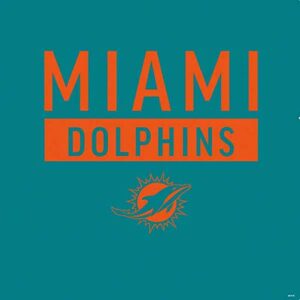 Skinit Decal Gaming Skin Compatible with PS4 Controller - Officially Licensed NFL Miami Dolphins Teal Performance Series Design