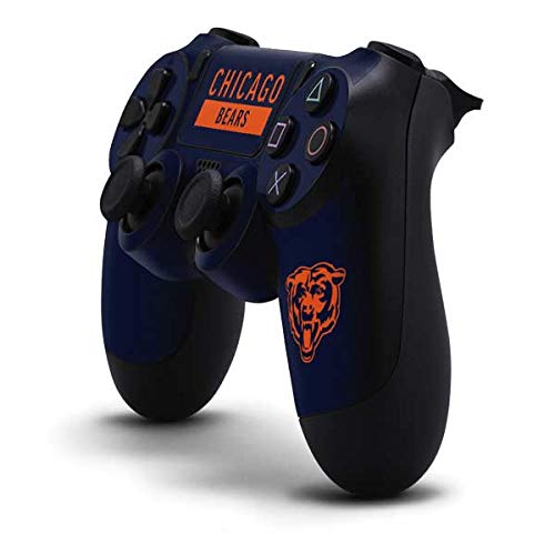 Skinit Decal Gaming Skin Compatible with PS4 Controller - Officially Licensed NFL Chicago Bears Blue Performance Series Design