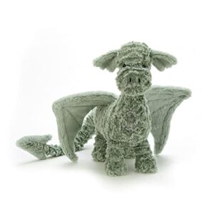 jellycat drake dragon stuffed animal, 20 inches