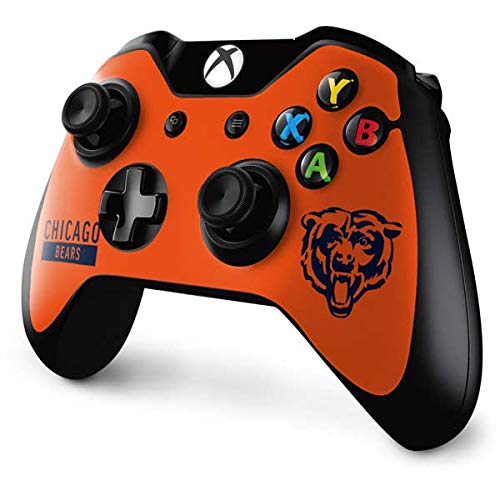 Skinit Decal Gaming Skin Compatible with Xbox One Controller - Officially Licensed NFL Chicago Bears Orange Performance Series Design