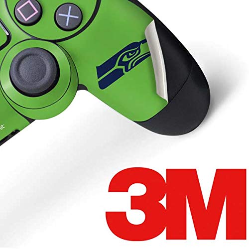 Skinit Decal Gaming Skin Compatible with PS4 Controller - Officially Licensed NFL Seattle Seahawks Green Performance Series Design