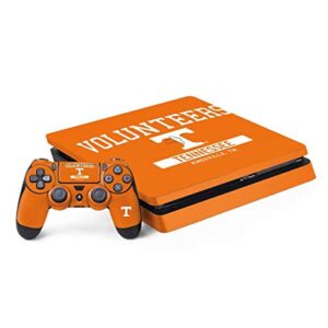 skinit decal gaming skin compatible with ps4 slim bundle - officially licensed college tennessee volunteers design