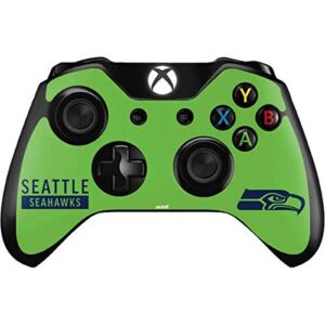 skinit decal gaming skin compatible with xbox one controller - officially licensed nfl seattle seahawks green performance series design