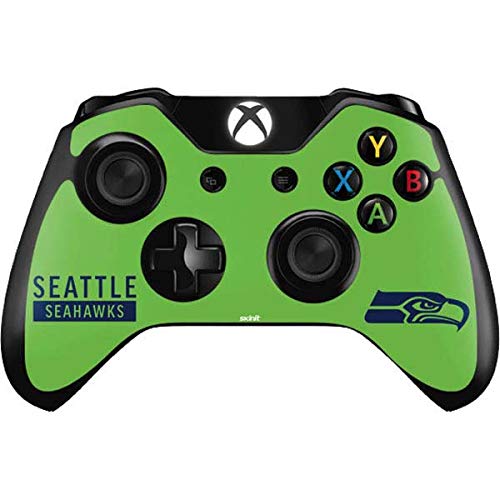 Skinit Decal Gaming Skin Compatible with Xbox One Controller - Officially Licensed NFL Seattle Seahawks Green Performance Series Design