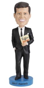 royal bobbles john f. kennedy bobblehead, premium polyresin lifelike figure, unique serial number, exquisite detail