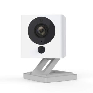 wyze cam 1080p hd indoor wifi smart home camera with night vision, 2-way audio, works with alexa & the google assistant (pack of 2), white - wyzec2x2