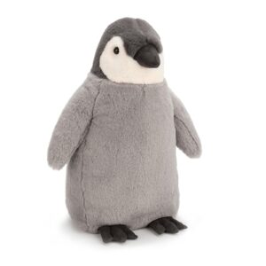 jellycat percy penguin stuffed animal, medium 9.5 inches | bird plush toy | classic children's gift