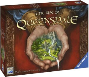 ravensburger the rise of queensdale for ages 12 & up - legacy strategy board game, brown