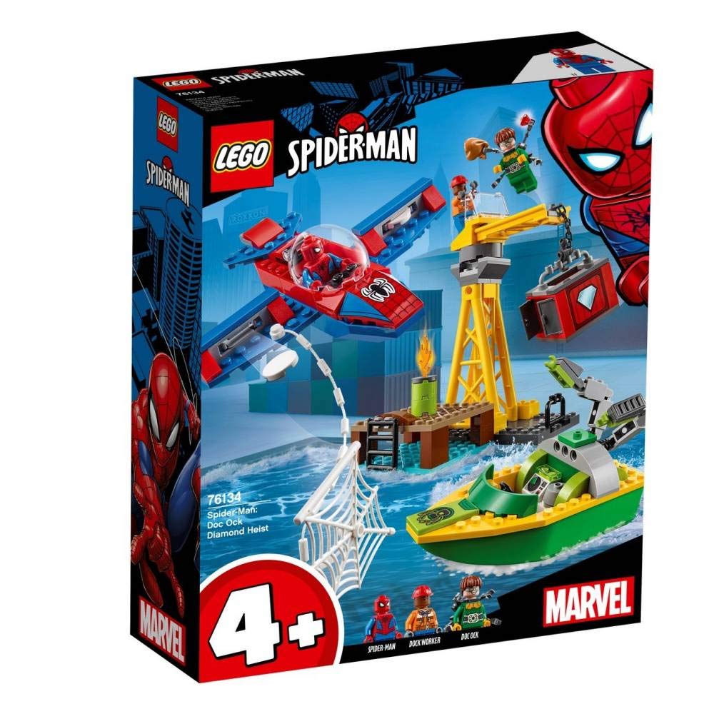 LEGO Marvel Spider Man Spider-Man: Doc Ock Diamond Heist 76134 Building Kit (150 Pieces)