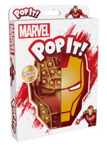 buffalo games - pop it! - marvel iron man metallic