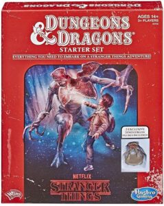 hasbro gaming stranger things dungeons & dragons roleplaying game starter set, 14 years+