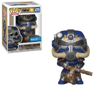 pop! funko 479 fallout 76 - blue tricentennial power armor (walmart exclusive)