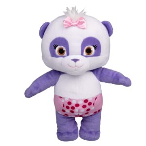 snap toys word party talking 12 inch baby lulu plush - press lulu's tummy to hear phrases from the netflix original series - ages 1+