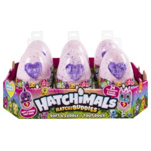 Hatchimals HatchiBuddies – 6” Tall Plush with Egg (Styles May Vary)