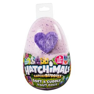 hatchimals hatchibuddies – 6” tall plush with egg (styles may vary)