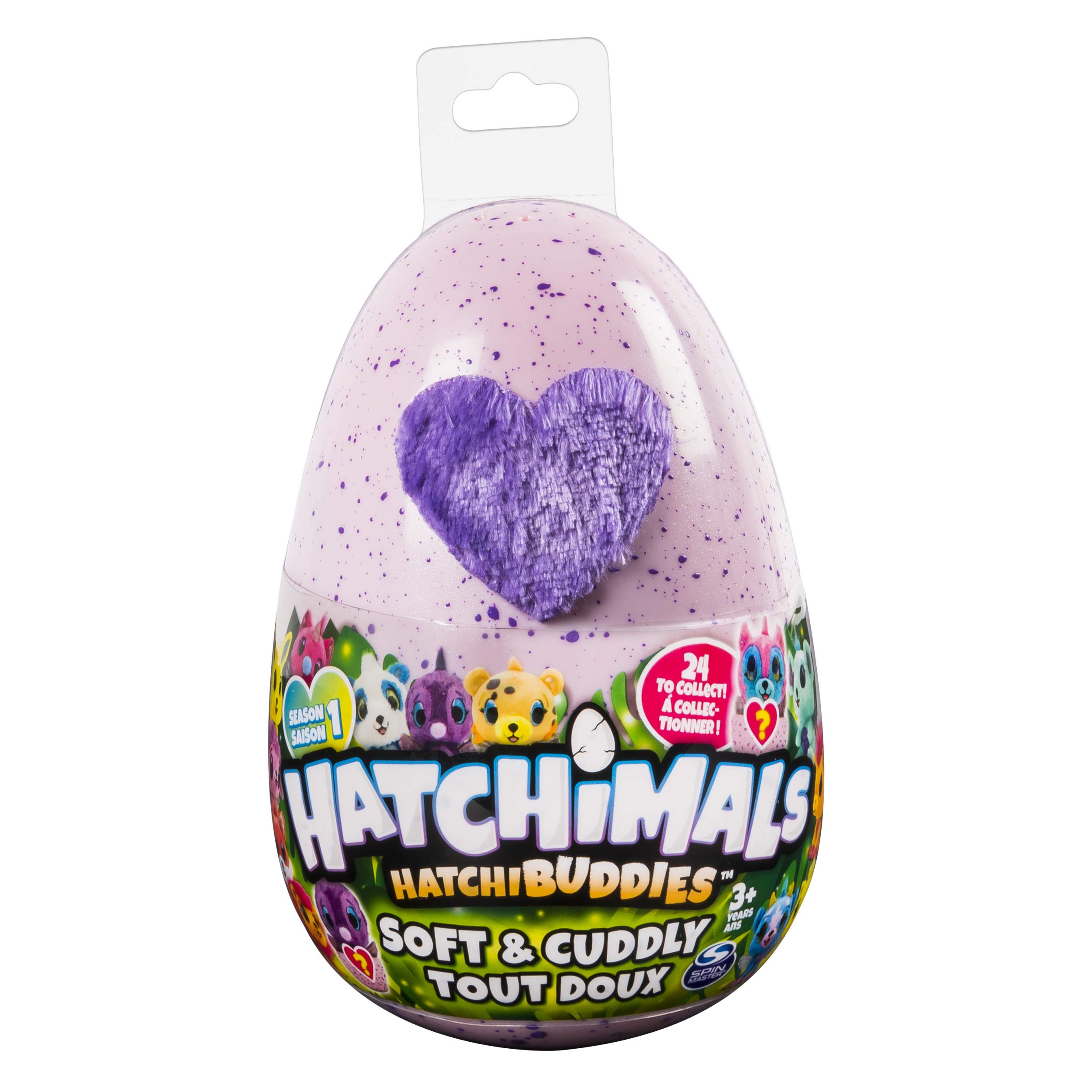 Hatchimals HatchiBuddies – 6” Tall Plush with Egg (Styles May Vary)