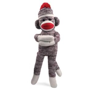 Pennington Bear Company The Original Sock Monkey, Hand-Knit, Plush Material, 20" inch