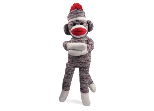 Pennington Bear Company The Original Sock Monkey, Hand-Knit, Plush Material, 20" inch