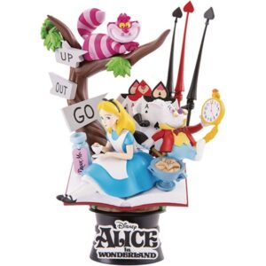 beast kingdom alice in wonderland ds-010 d-stage series statue, 6 inches