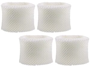 nispira 4 packs humidifier wick filter replacement compatible with holmes hwf75 hwf75cs hwf75pdq-u filter d fits white westinghouse, sunbeam