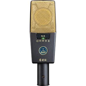 akg pro audio c414 xlii vocal condenser microphone, multipattern (renewed)