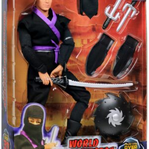 Click N' Play 12" Inch Ninja Action Figures Play Set With Accessories - Click N Play Military