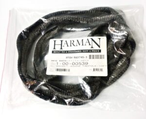 harman & heatilator 4000w tadpole firebox door gasket seal 1-00-00539