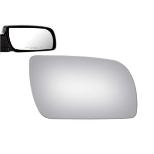 wllw mirror glass replacement for chevy gmc 1992's - 2000's truck passenger side