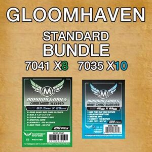 gloomhaven - standard card sleeve bundle