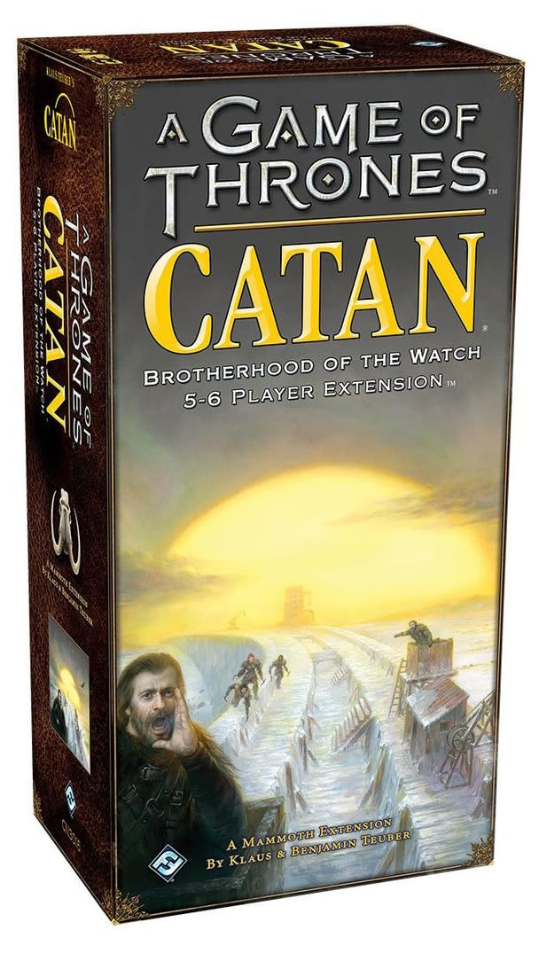 A Game of Thrones CATAN Brotherhood of the Watch Board Game 5-6 Player EXTENSION - Strategy Game for Adults and Teens, Ages 14+, 3-6 Players, 60-90 Minute Playtime, Made by CATAN Studio