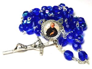 relic rosary 3rd class of saint peregrine laziosi patron for those suffering from cancer aids or other illness san peregrino patrón de personas que padecen cáncer, sida u otras enfermedades