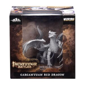 wizkids pathfinder battles deep cuts - gargantuan red dragon