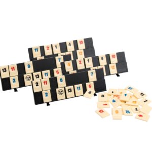 Rummikub in Travel Tin - The Original Rummy Tile Game by Pressman, Blue (B07GLGBW9X)