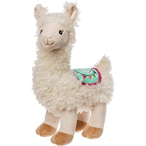 mary meyer fuzzy sherpa-like stuffed animal soft toy, lily llama, 10-inches