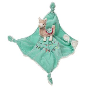 mary meyer baby lily llama character blanket 13"x13"