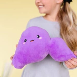 nerdbugs Liver Plush- Go on, Liver Little!- Large Liver Plush Organ/Hepatitis Gift/Cirrhosis Gift/Hepatology Gift/Get Well Gift/Health Education Toy