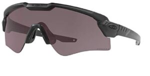 oakley men's si ball m frame rectangular sunglasses, matte black/prizm tr22, one size