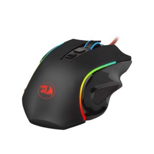 redragon black griffin gamer mouse with rgb led - m607, unico