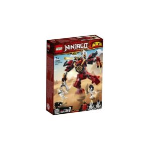 lego ninjago legacy samurai mech 70665 toy mech building kit comes with ninjago minifigures, stud shooters and a toy sword for imaginative play (154 pieces)