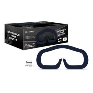 hyperkin disposable foam inserts for samsung gear vr (5-pack)