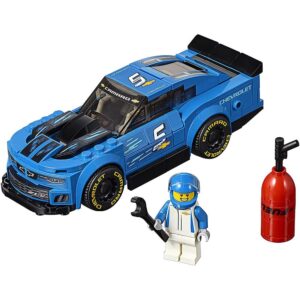 lego speed champions chevrolet camaro zl1 race car 75891 building kit (198 pieces)